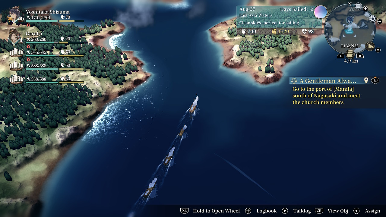 Niahak's Place » Review: Sailing Era (Switch)